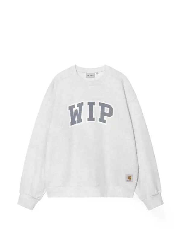 Carhartt Work In Progress Logo Crewneck Sweatshirt - Grey