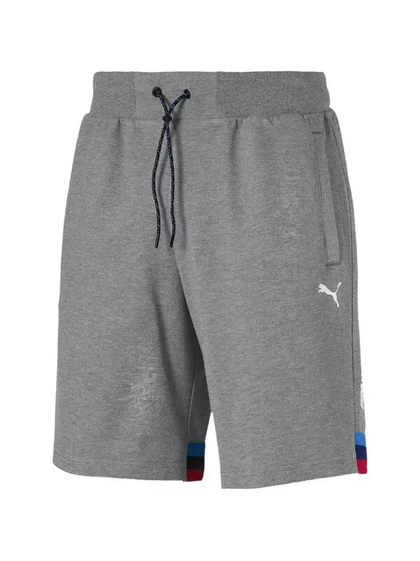 PUMA Striped Hem Shorts - Grey
