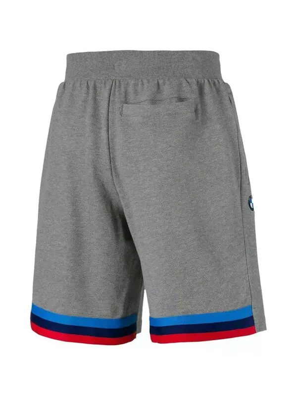 PUMA Striped Hem Shorts - Grey