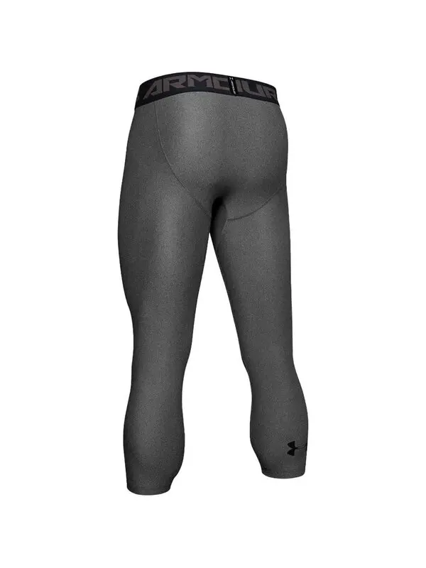Under Armour Heatgear Logo Detail Legging - Grey