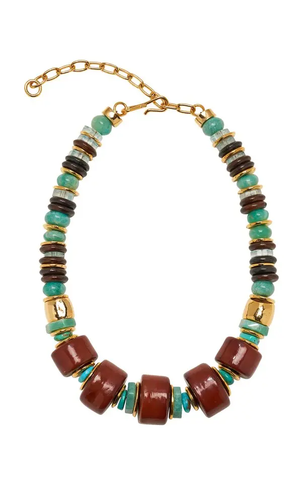 LIZZIE FORTUNATO Granada Necklace In Rosewood - Multi
