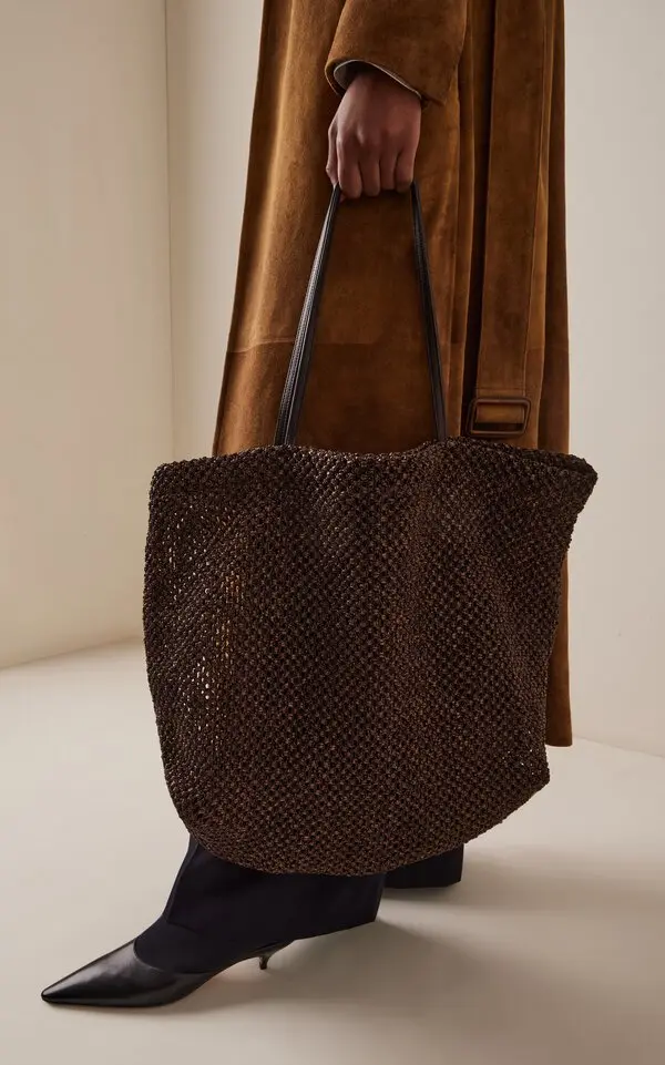 THE ROW Barn Raffia Tote Bag