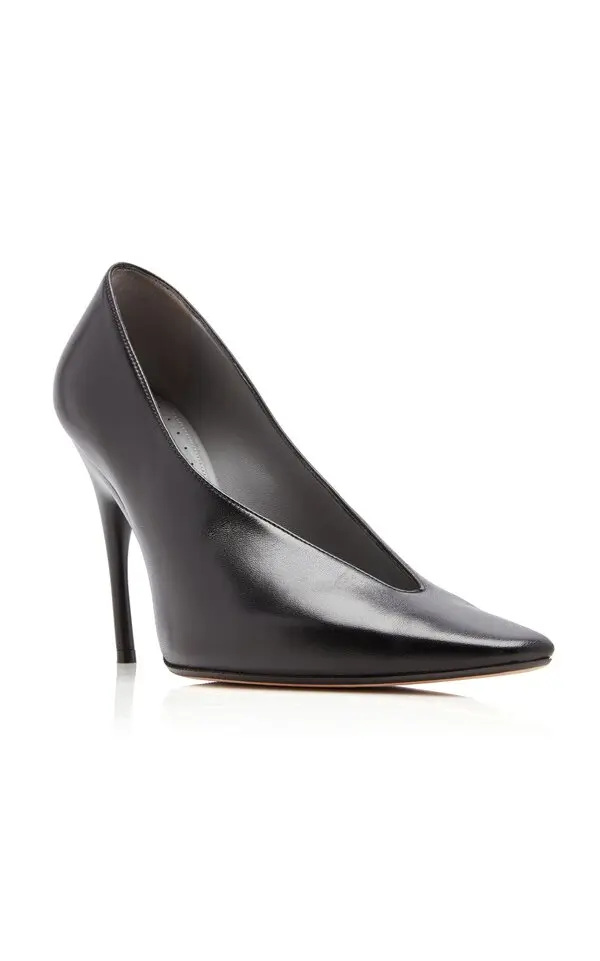 Balenciaga Duchesse Leather Pumps