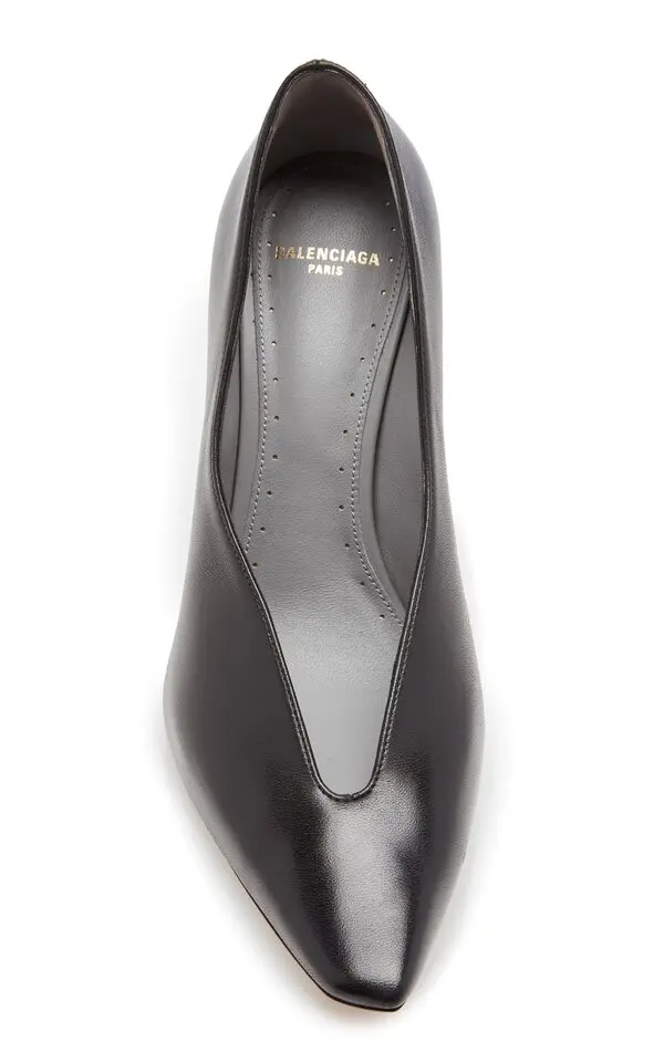 Balenciaga Duchesse Leather Pumps