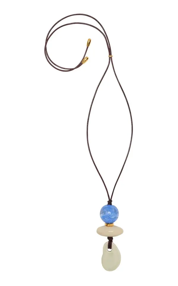 LIZZIE FORTUNATO Museo Cord Ii Necklace In Sea - Multi