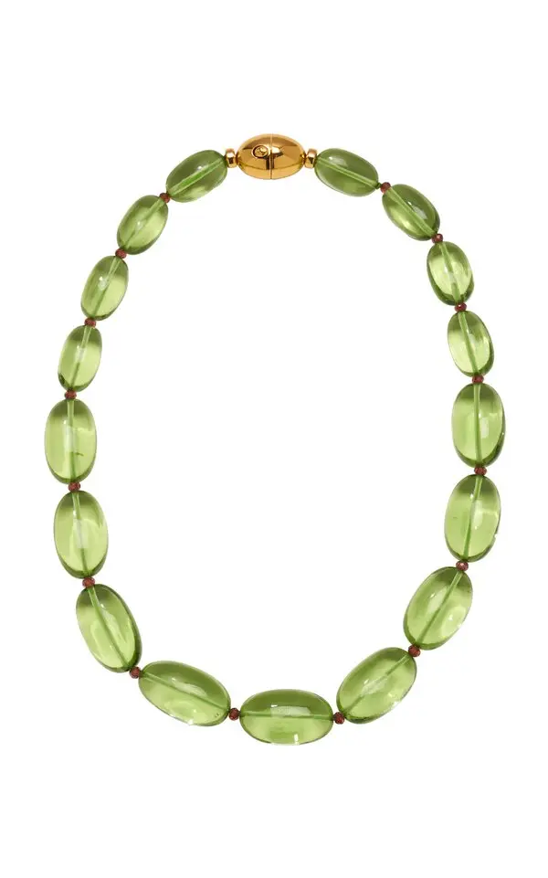 LIZZIE FORTUNATO Verdant Necklace In Grove - Green