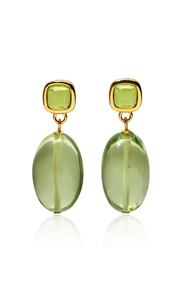 LIZZIE FORTUNATO Verdant Earrings In Grove - Green