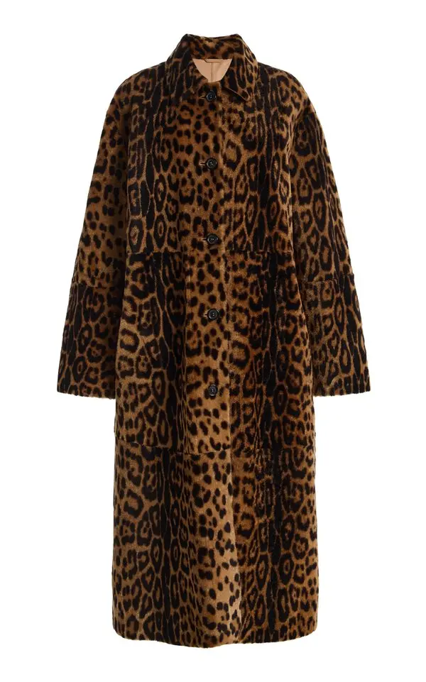 NILI LOTAN Davelle Shearling Overcoat