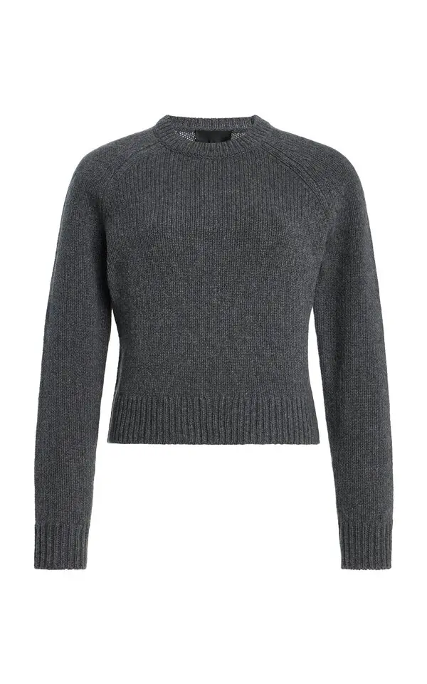 NILI LOTAN Laurel Cashmere-wool Sweater - Dark Grey