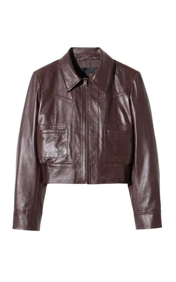 NILI LOTAN Leather Charly Jacket