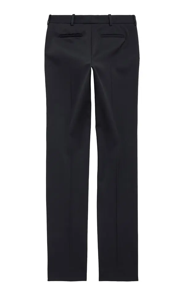 Balenciaga Stretch Wool Twill Straight-leg Trousers