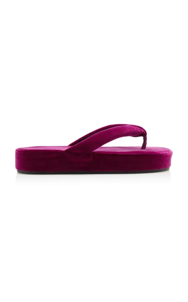 Balenciaga Platform Flip Flop - Purple
