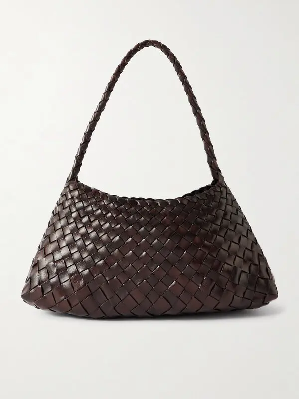 Dragon Diffusion Rosanna Woven Leather Tote