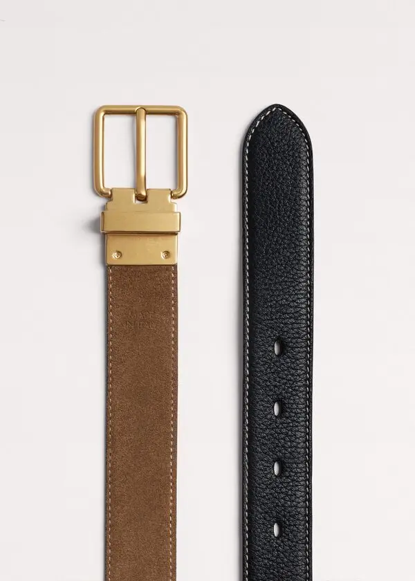 ME+EM Reversible Belt - Black/tan