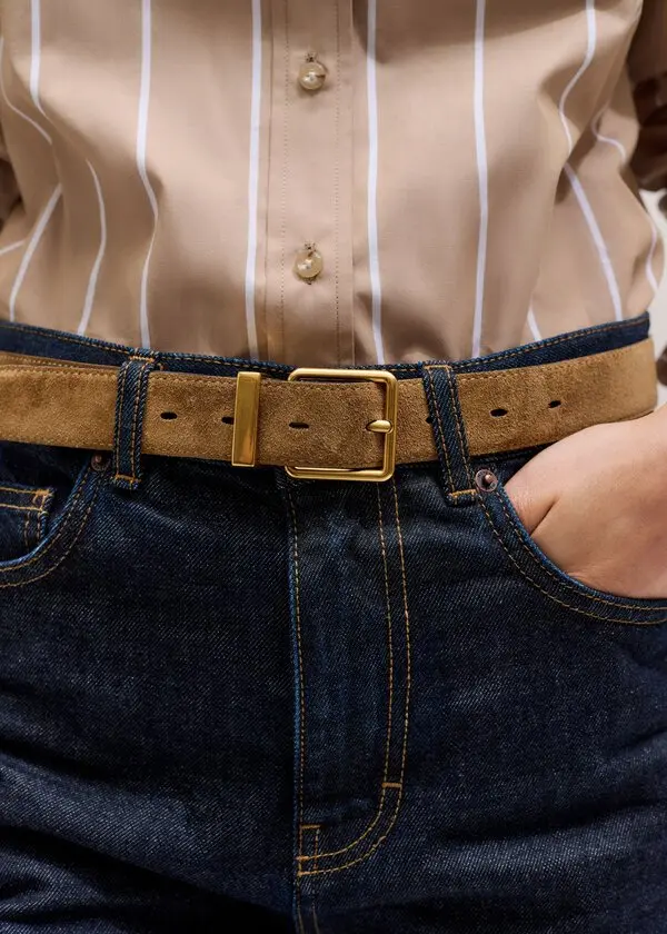 ME+EM Reversible Belt - Black/tan