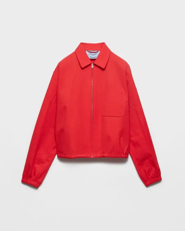 Prada Gabardine Blouson Jacket