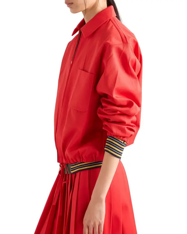 Prada Gabardine Blouson Jacket