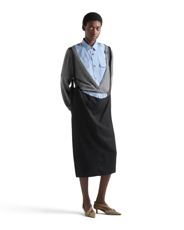 Prada Cashmere Cardigan - Grey
