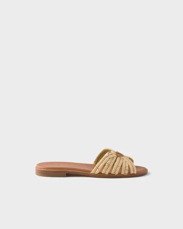 Prada Crochet Slides