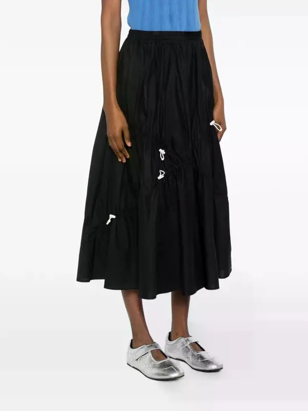 Moschino Gathered Tie Skirt
