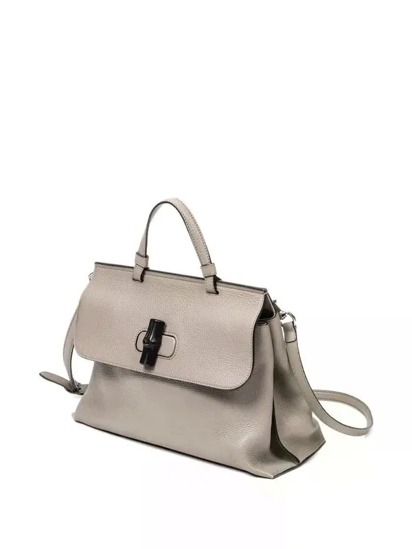Gucci Medium Bamboo Daily Two-way Handbag - Grey