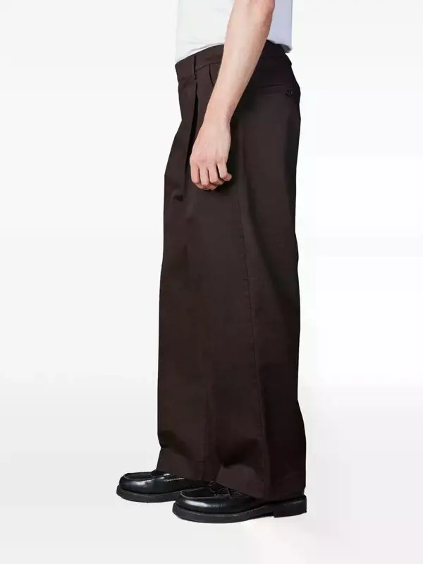 Nn07 Kay Pleated Trousers - Brown