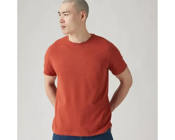 LEVI'S Classic Pocket T-shirt - Red Paint