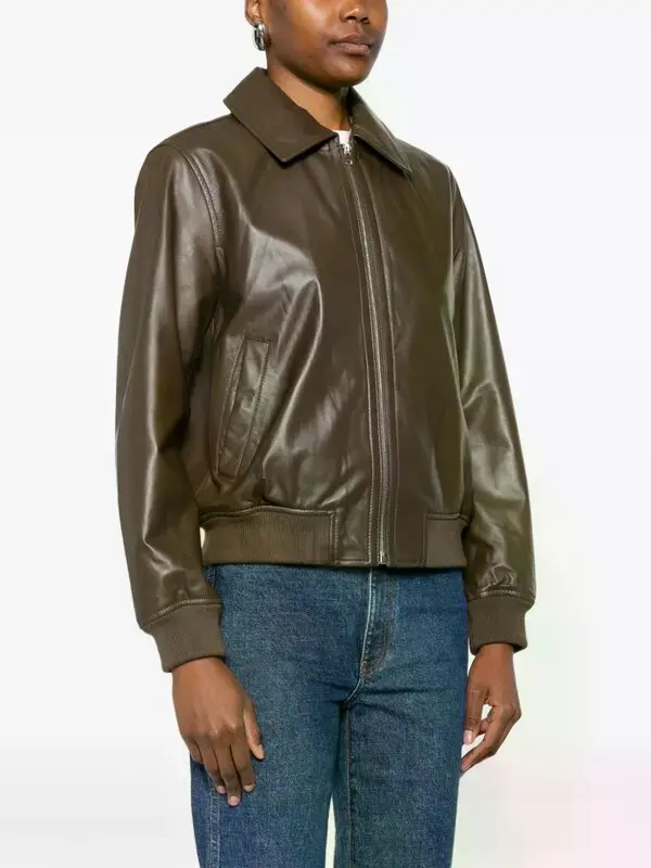 YVES SALOMON Zip-fastening Jacket - Brown