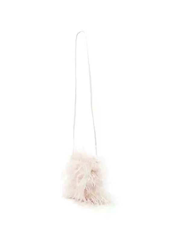 YVES SALOMON Feather Satchel - Pink