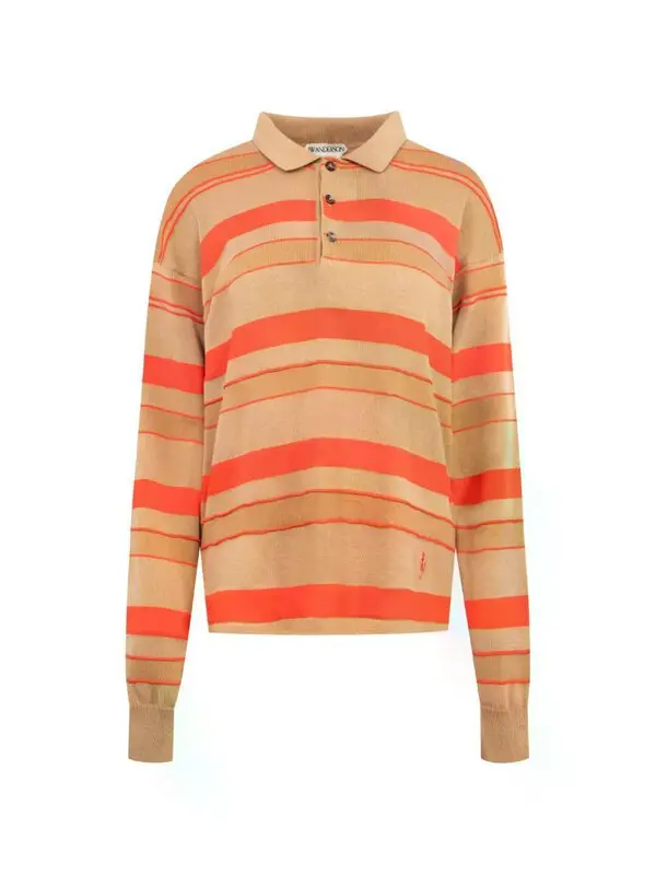 JW Anderson Striped Polo Shirt