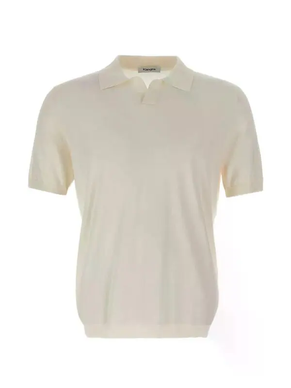 KANGRA Ribbed Short-sleeve Polo