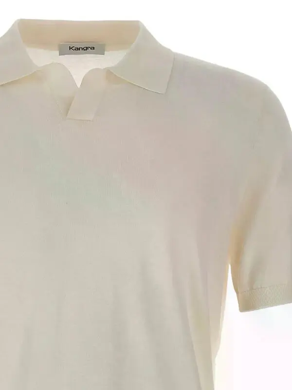 KANGRA Ribbed Short-sleeve Polo