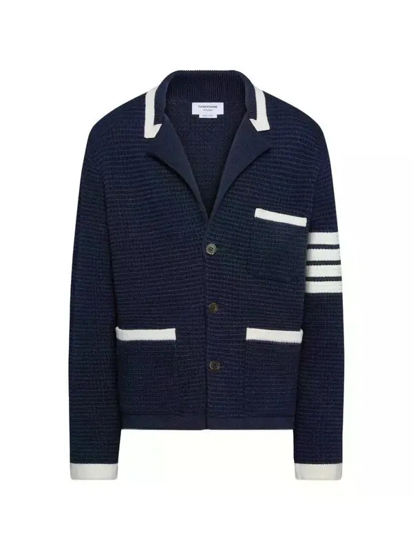 Thom Browne Signature Striped Cardigan Jacket