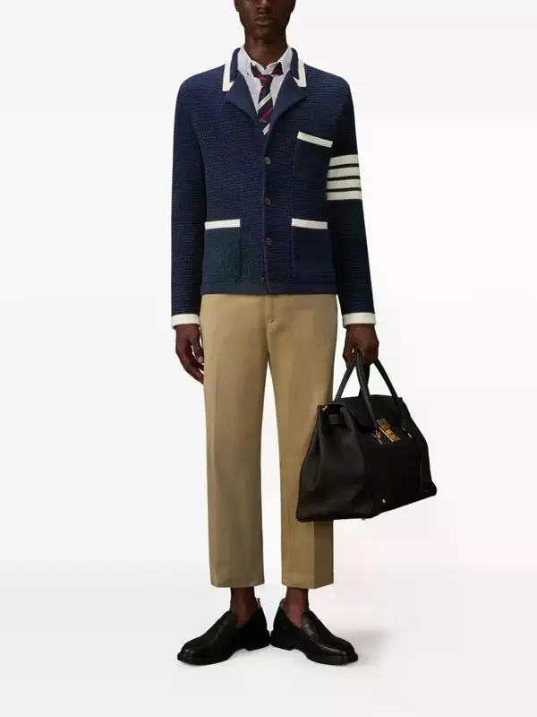 Thom Browne Signature Striped Cardigan Jacket