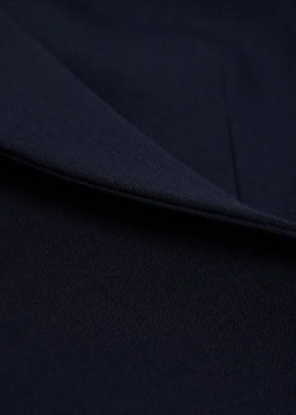 Veronica Beard Ciel Crepe Vest - Navy