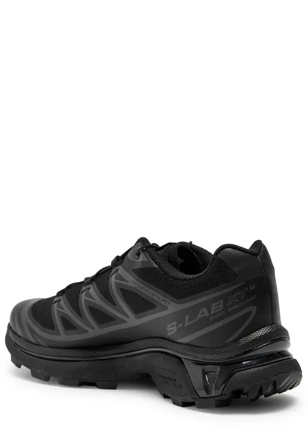 SALOMON Xt-6 Panelled Mesh Sneakers - Black