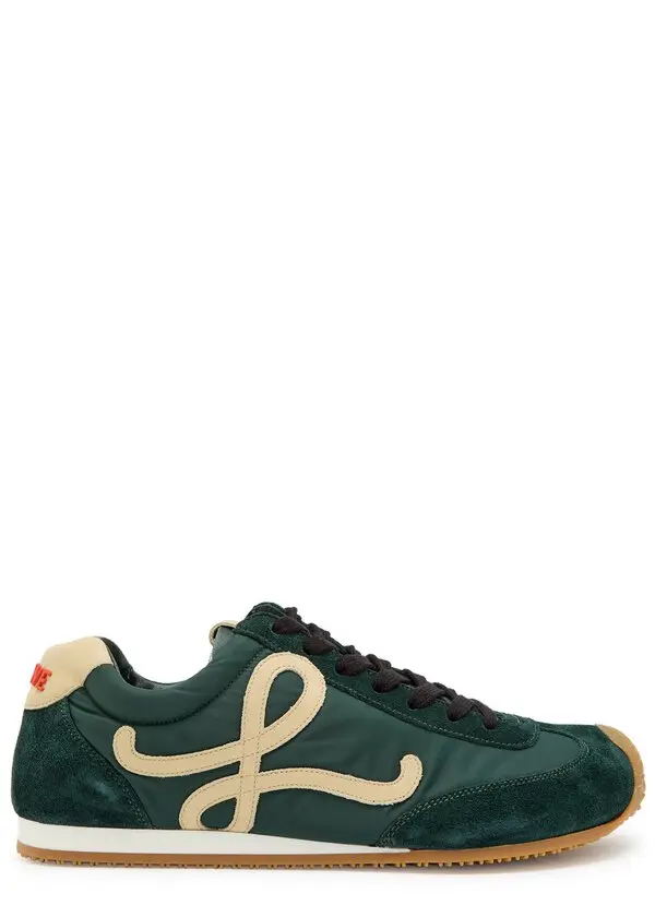 Loewe Ballet Runner 2.0 Panelled Nylon Sneakers - Green