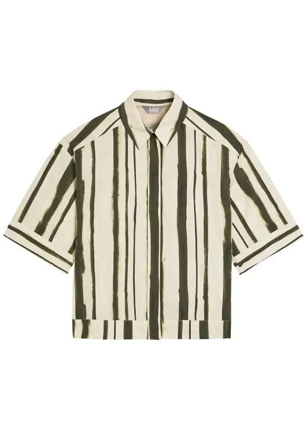Max Mara Striped Cotton Shirt