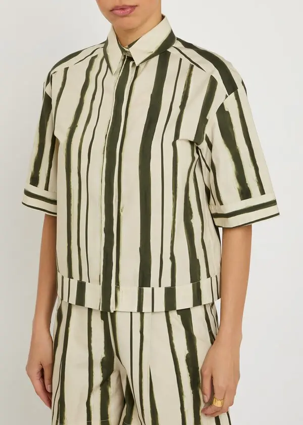 Max Mara Striped Cotton Shirt