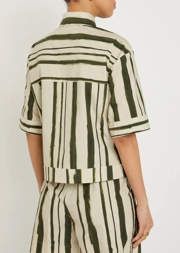 Max Mara Striped Cotton Shirt