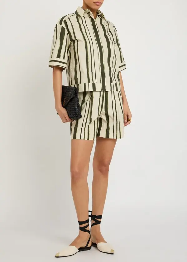 Max Mara Striped Cotton Shirt