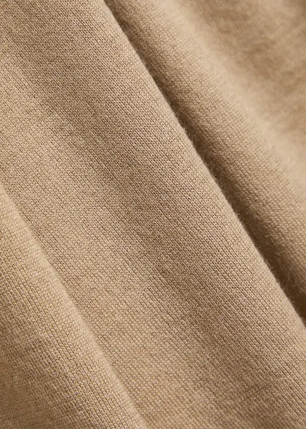 Max Mara Striped Wool And Cashmere-blend T-shirt