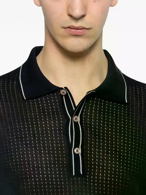 Tagliatore Piped Polo Shirt