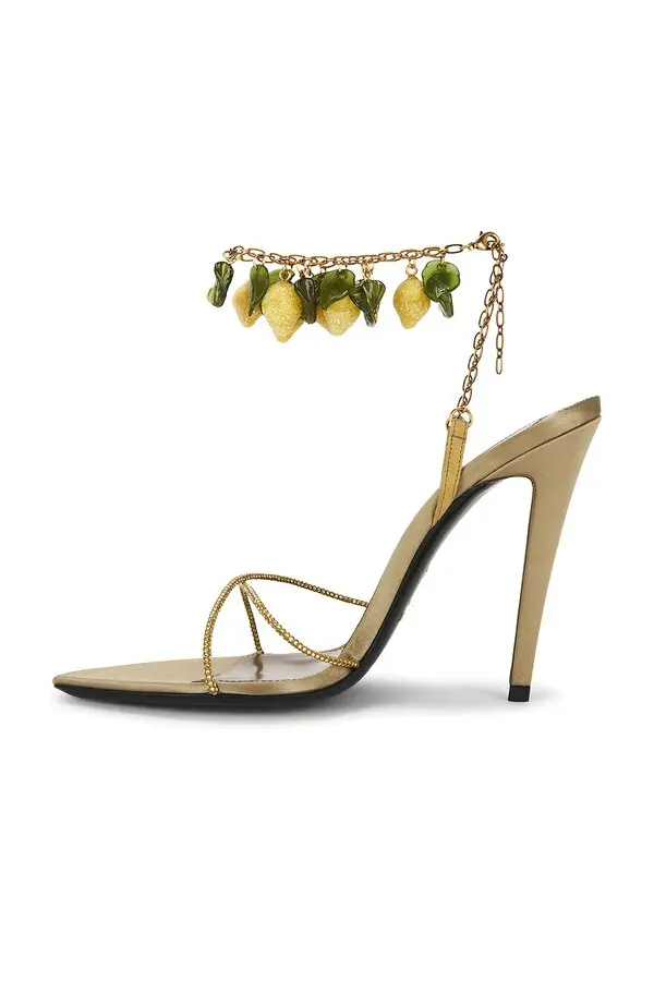 Saint Laurent Mon Cheri Chain Sandal