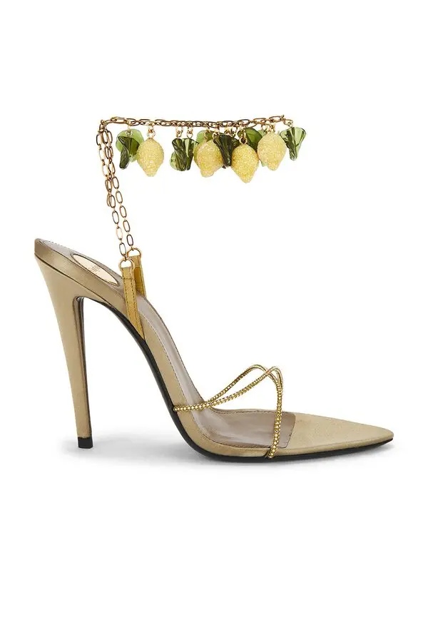 Saint Laurent Mon Cheri Chain Sandal