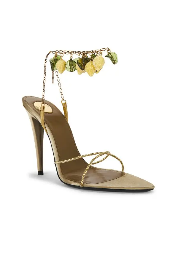 Saint Laurent Mon Cheri Chain Sandal