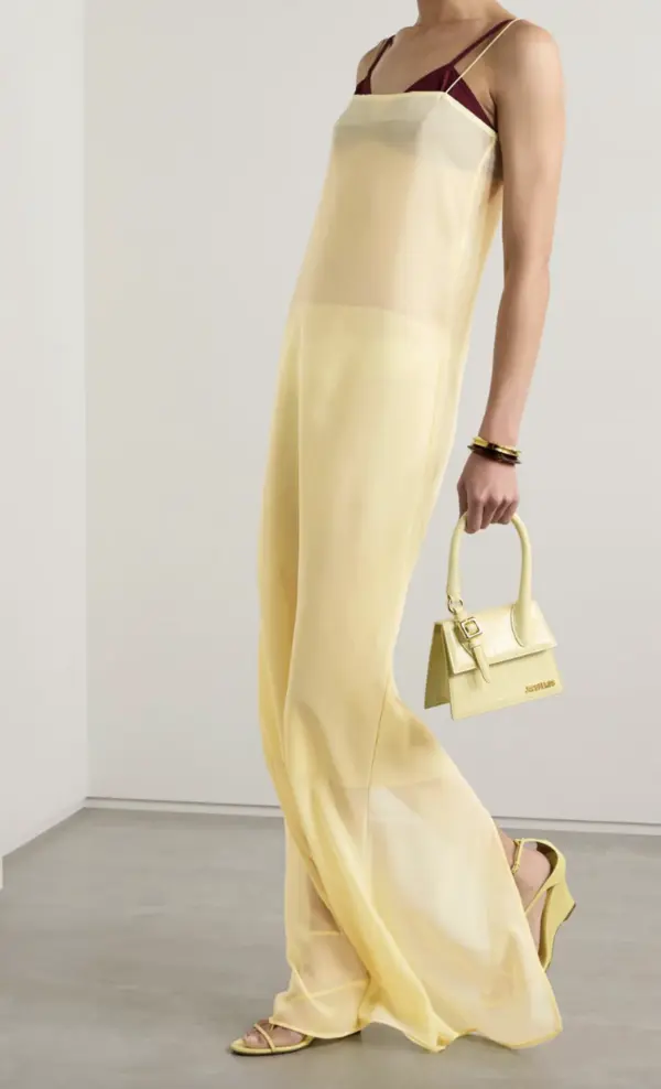 Jacquemus Brezza Crepe Gown
