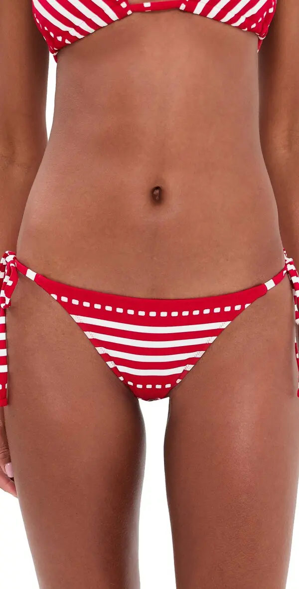 LEMLEM Rekka String Bikini Bottom - Eshe Red