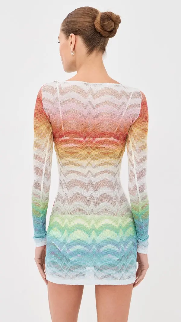 Missoni Long Sleeve Mini Dress