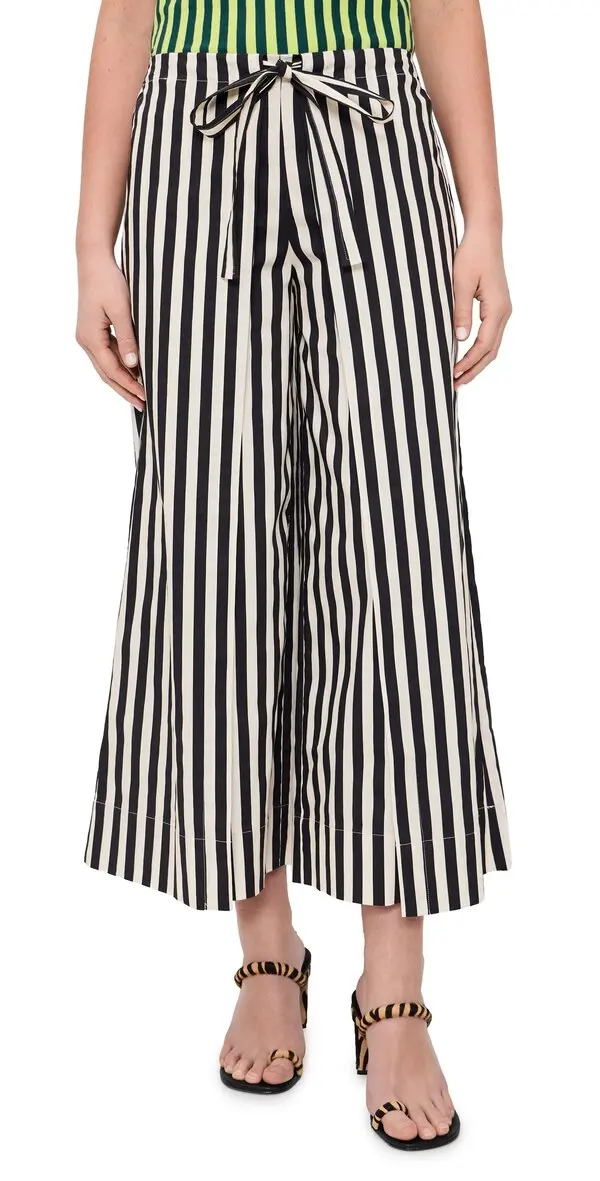 SIMONMILLER Striped Poplin Pants